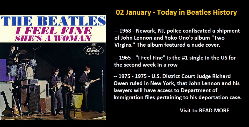 02 January - Today in Beatles History - The Beatles