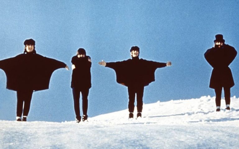 The Beatles skiing (25 Photos) - The Beatles