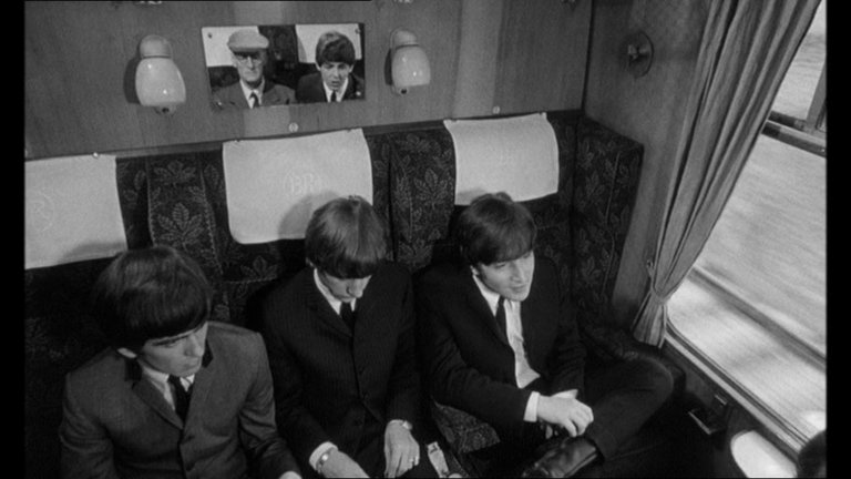 The Beatles on The Train (60 Photos) - The Beatles