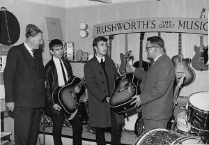 September 10 1962 George and John just bought guitars, at Rushworth and ...