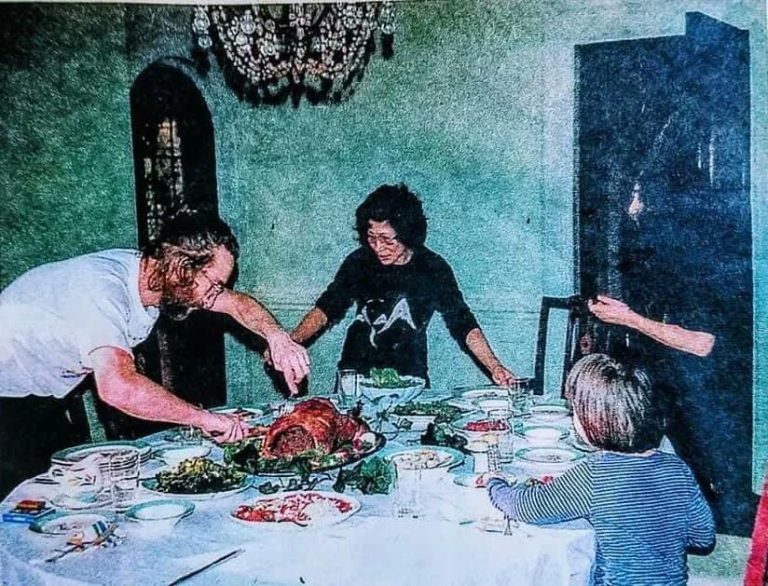 The Lennons celebrating "Thanksgiving" - The Beatles