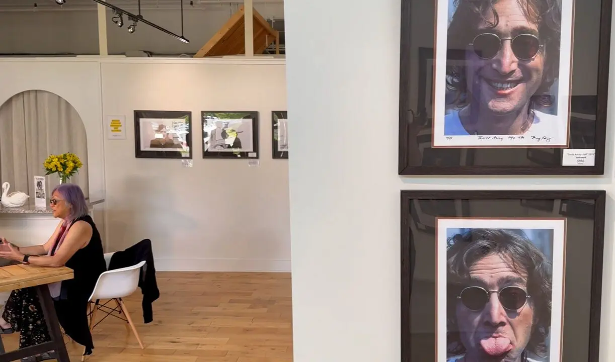 May Pang’s Intimate Photographs of John Lennon Featured in Southwest Harbor Art Show - The Beatles